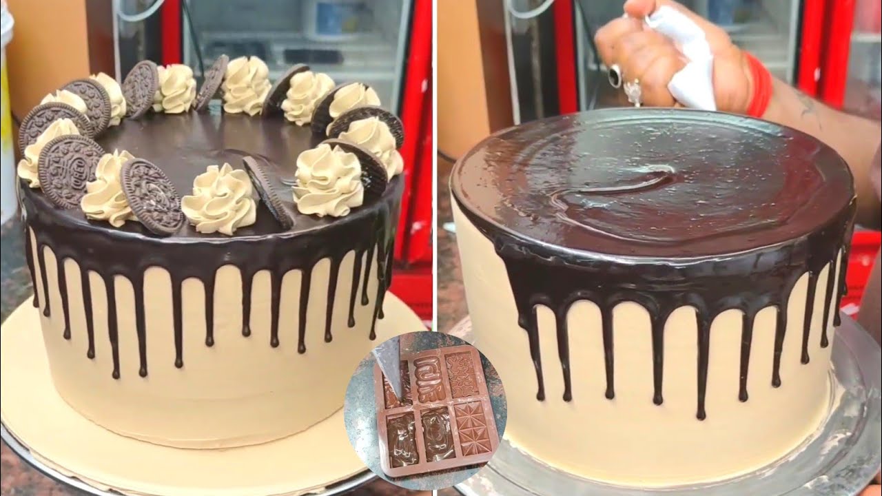 Amzing And Beautiful Oreo Biscuit Cake Design Idea | 2kg Chocolate Cake ...