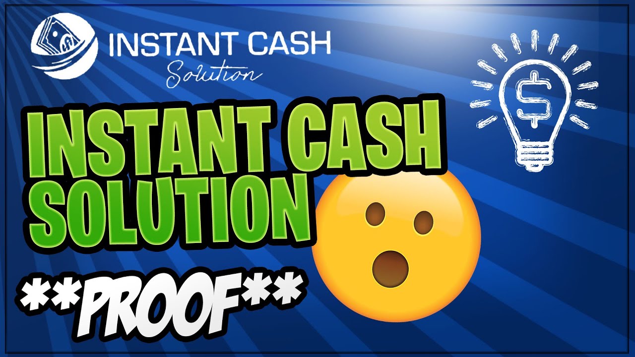 [Instant Cash Solution Review] Good for 2020? MM Proof - YouTube