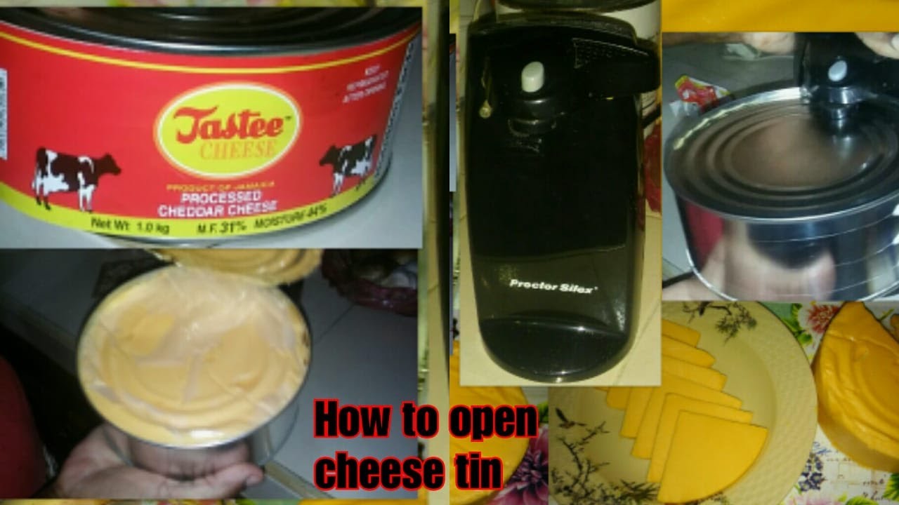 How to open cheese tin🧀 | Electric tin opener...must watch! - YouTube