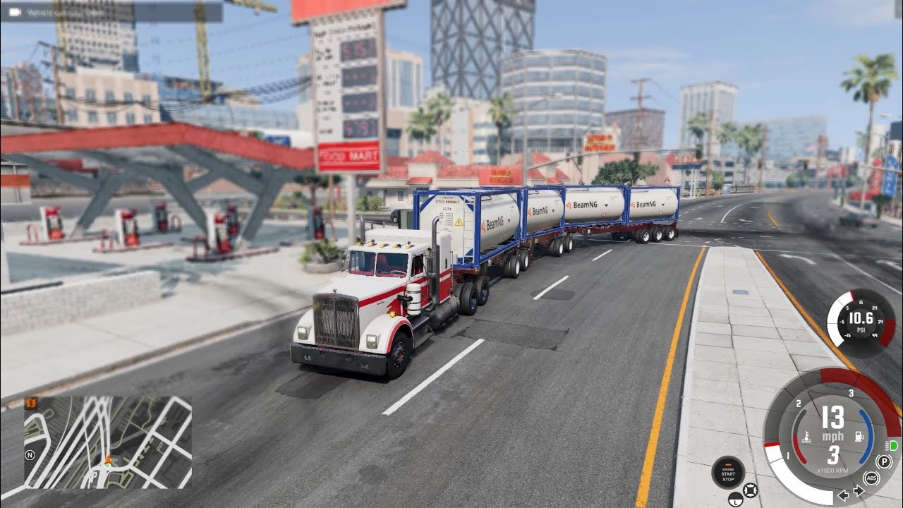 BeamNG Drive Update! - Triple Trailers and New Trucks GamePlay - YouTube