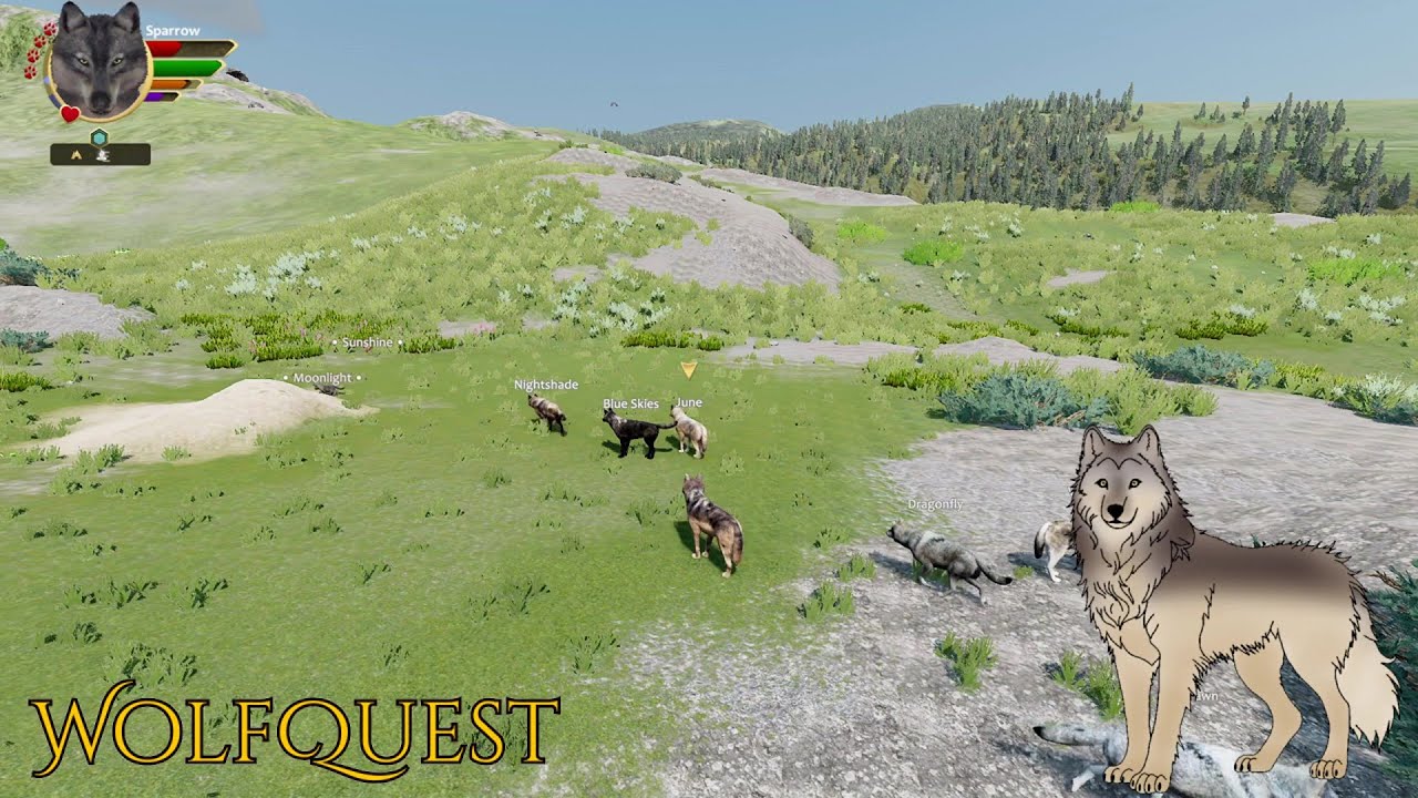 WolfQuest - Sparrow's Pack - Episode 17 - YouTube