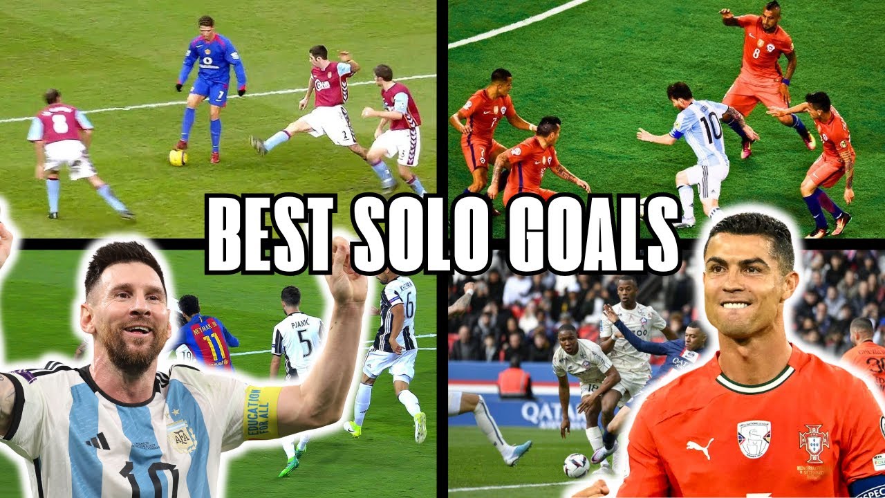 Top 15 Best SOLO GOALS of All Time! (Football/Soccer) - YouTube