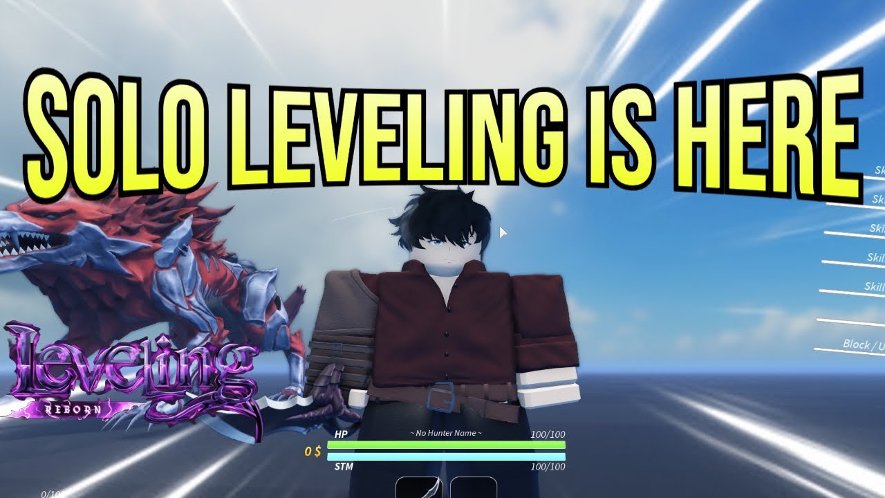 The BEST Solo Leveling Game On ROBLOX (Leveling Reborn) - YouTube