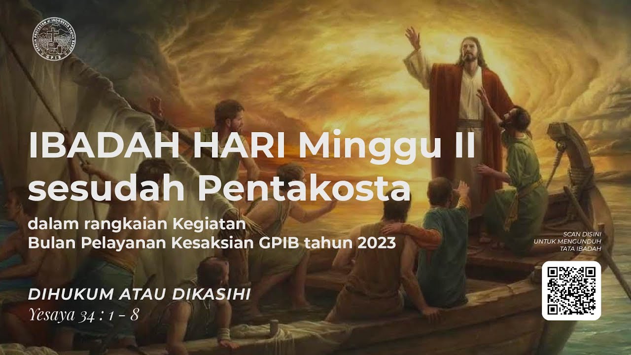 IBADAH MINGGU II SESUDAH PENTAKOSTA | 11 Juni 2023 - YouTube