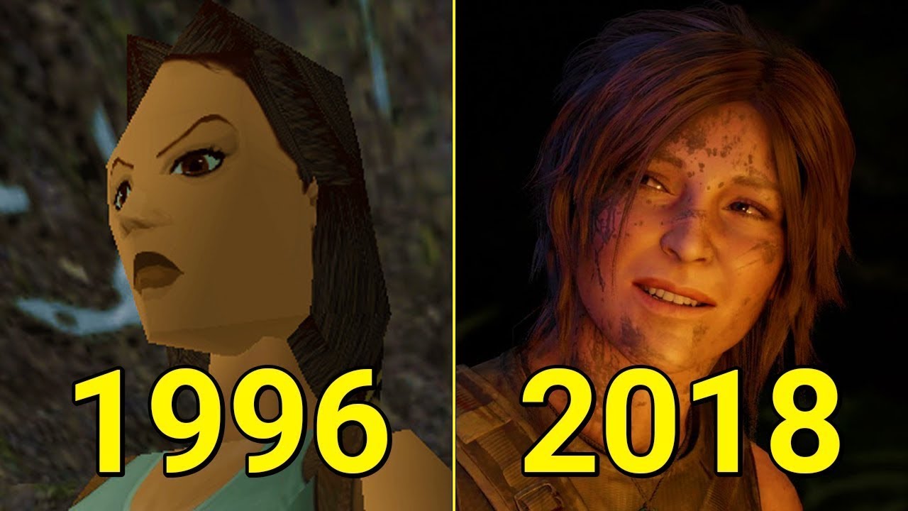 Evolution of Tomb Raider Games from 1996 to 2018 - YouTube