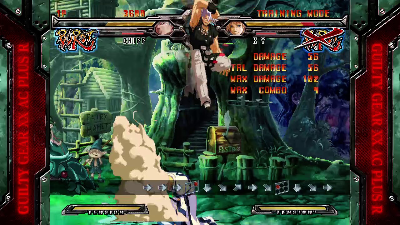 Chipp whiff j2k~throw mixup visual - YouTube