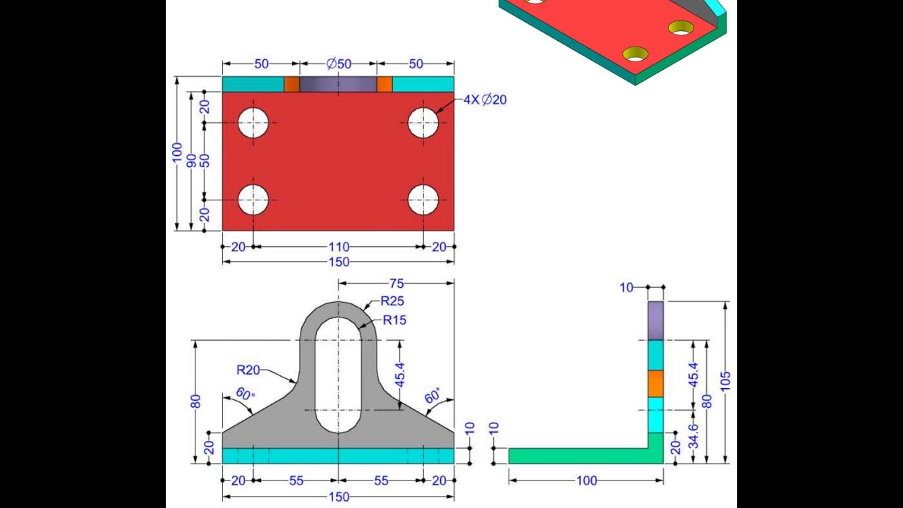 SolidWorks Exercise - 60 - YouTube