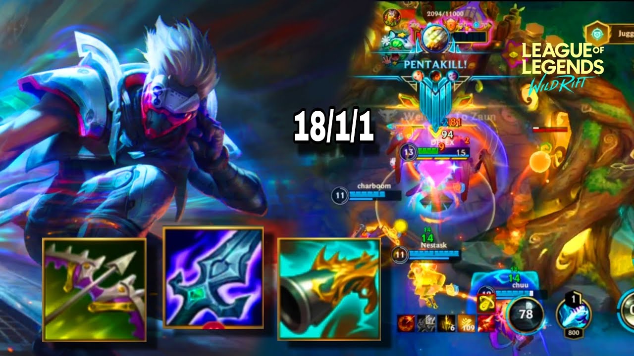 League of legends wild rift - Jungle lane(Season17) - Master yi ...