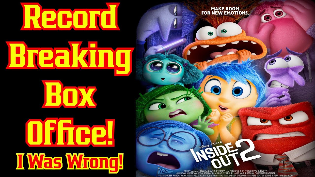 Disney Pixar's "Inside Out 2" SMASHES Records With Second Weekend Box ...