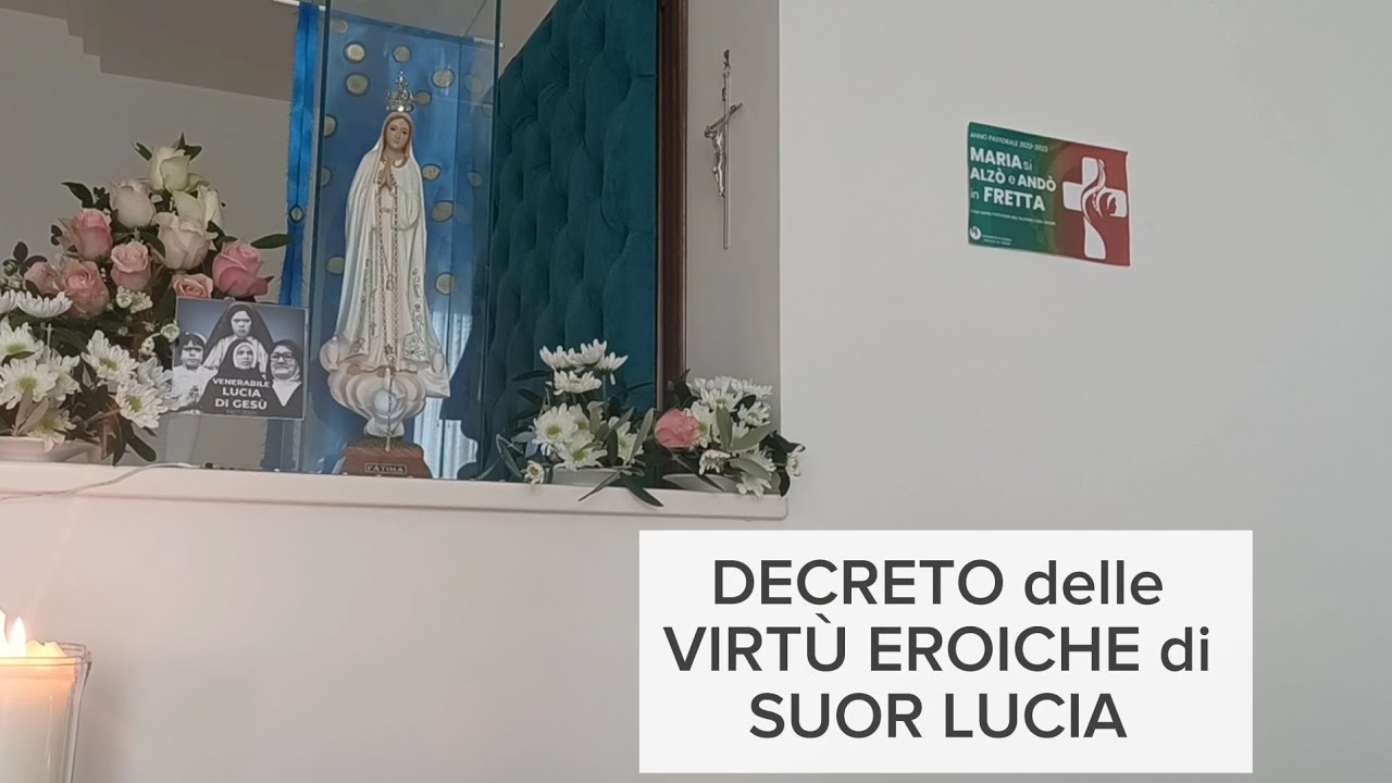 Suor Lucia presentata come una "figura universale" - YouTube