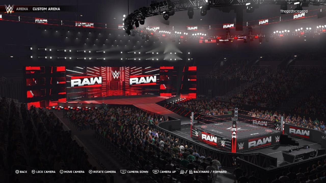 #WWE2K25 - Custom Arena - WWE Raw Arena '25 V.3 - YouTube