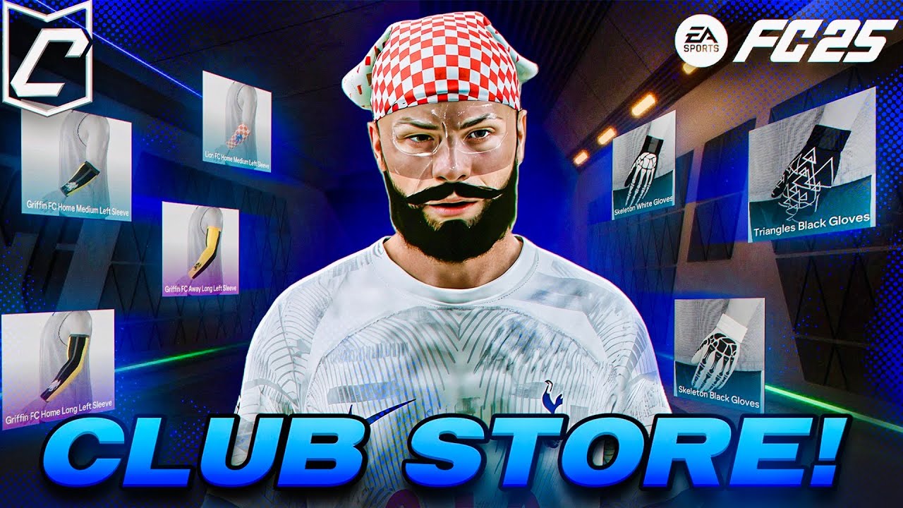 EAFC 25 Pro Clubs: Sneak Peak of The Club Store - YouTube