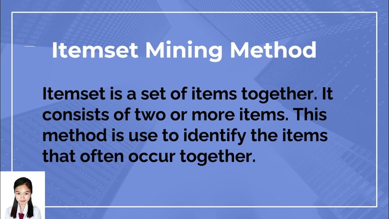 Pattern Mining (Itemset Mining Methods, Pattern Mining in Multilevel, Mining High-dimensional ...