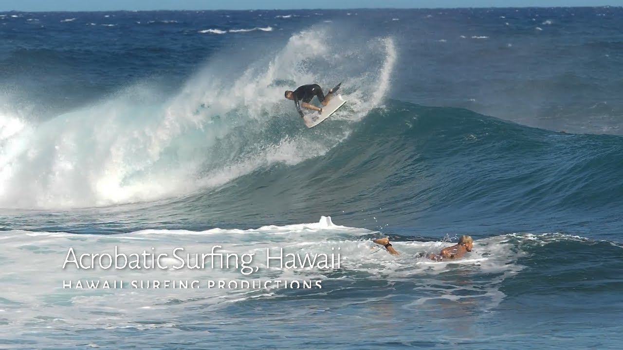 Acrobatic Surfing, Sandy Beach, Hawaii - YouTube