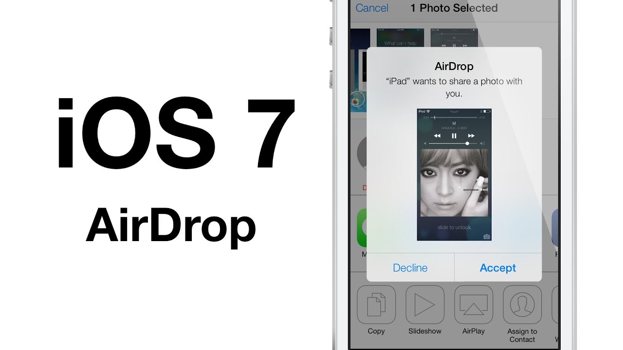 iOS 7 beta 2: AirDrop - YouTube