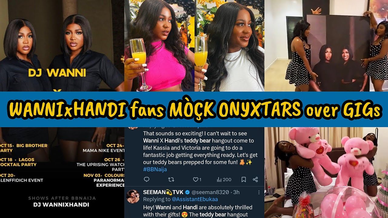 🔥👉WANNIxHANDI another GIG - ENERGYSQUAD mòçks ONYXTARS over teddybear ...