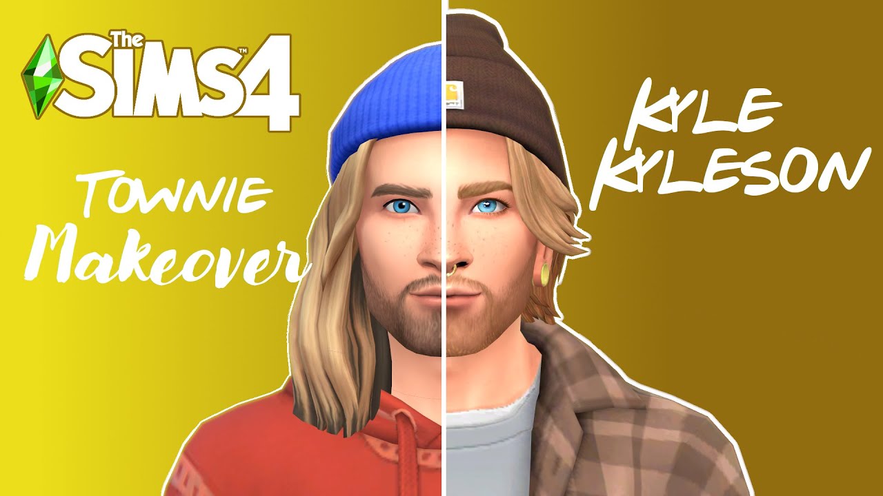 TOWNIE MAKEOVER: KYLE KYLESON ¡Tu nuevo CRUSH! 😍🥰 // LOS SIMS 4 // # ...