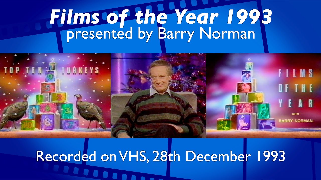 Barry Norman's Films of the Year 93 | BBC 1 | 28th December 1993 - YouTube