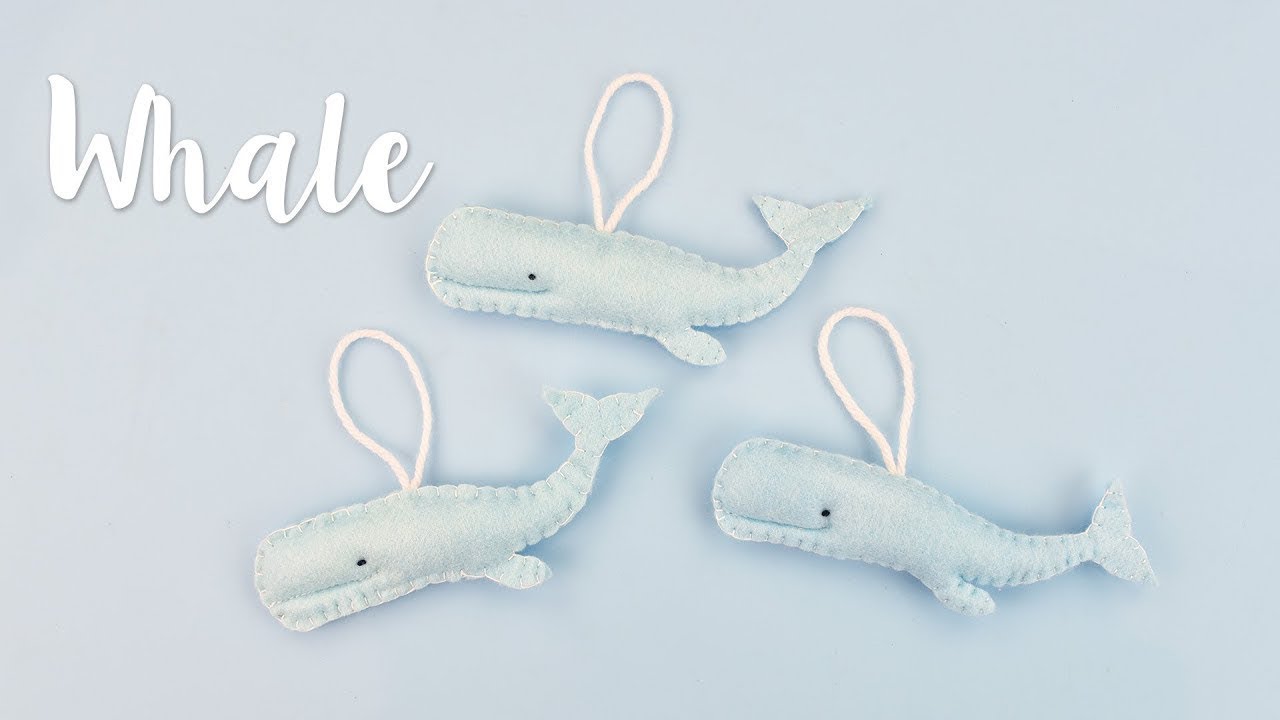 How to Make a Felt Whale - Sizzix - YouTube