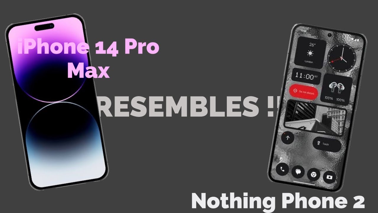 Is Nothing Phone 2 Resembles iPhone 14 Pro Max! - YouTube