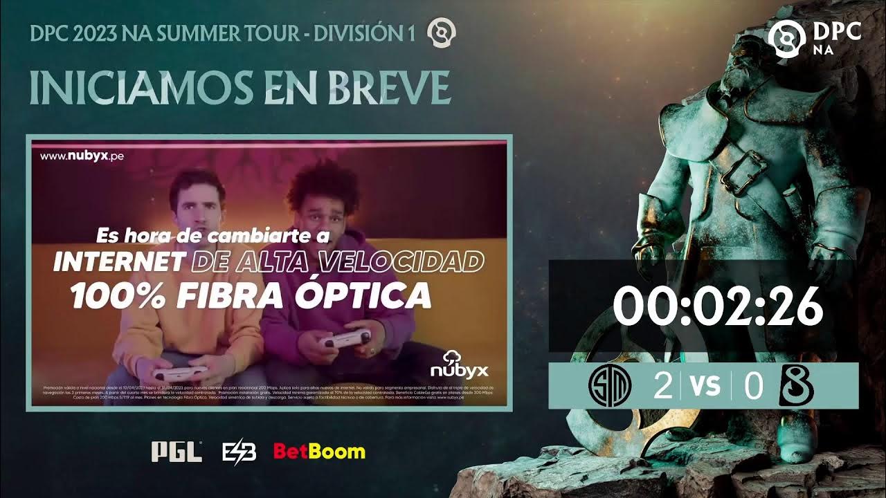 [ES] DPC 2023 NA Summer Tour Division 1 - Bo3 - TSM vs B8 - YouTube