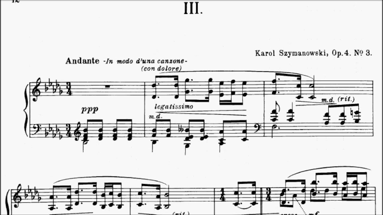 Trinity ATCL Piano Repertoire No.149 Szymanowski Etude in Bb Minor Op.4 ...