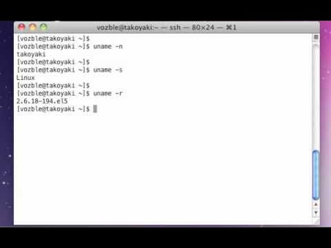 FREE TUTORIAL! UNIX and Linux uname Command - YouTube