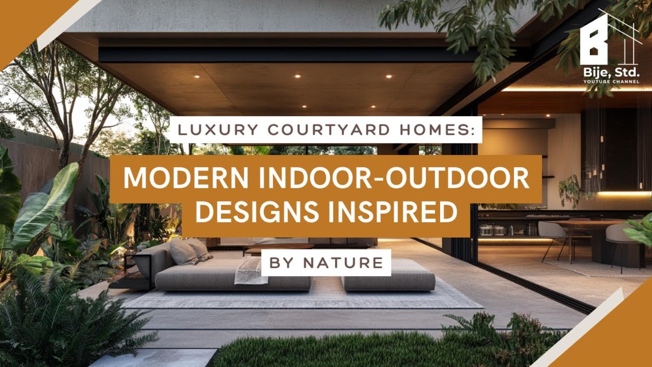 Luxury Courtyard Homes: Modern Indoor-Outdoor Designs Inspired by ...