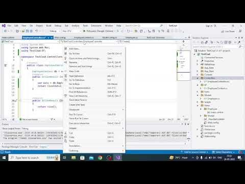 CRUD IN ASP.NET MVC USING ENTITY FRAMEWORK CODE FIRST APPROACH ( WITHOUT SCAFFOLDING) - YouTube