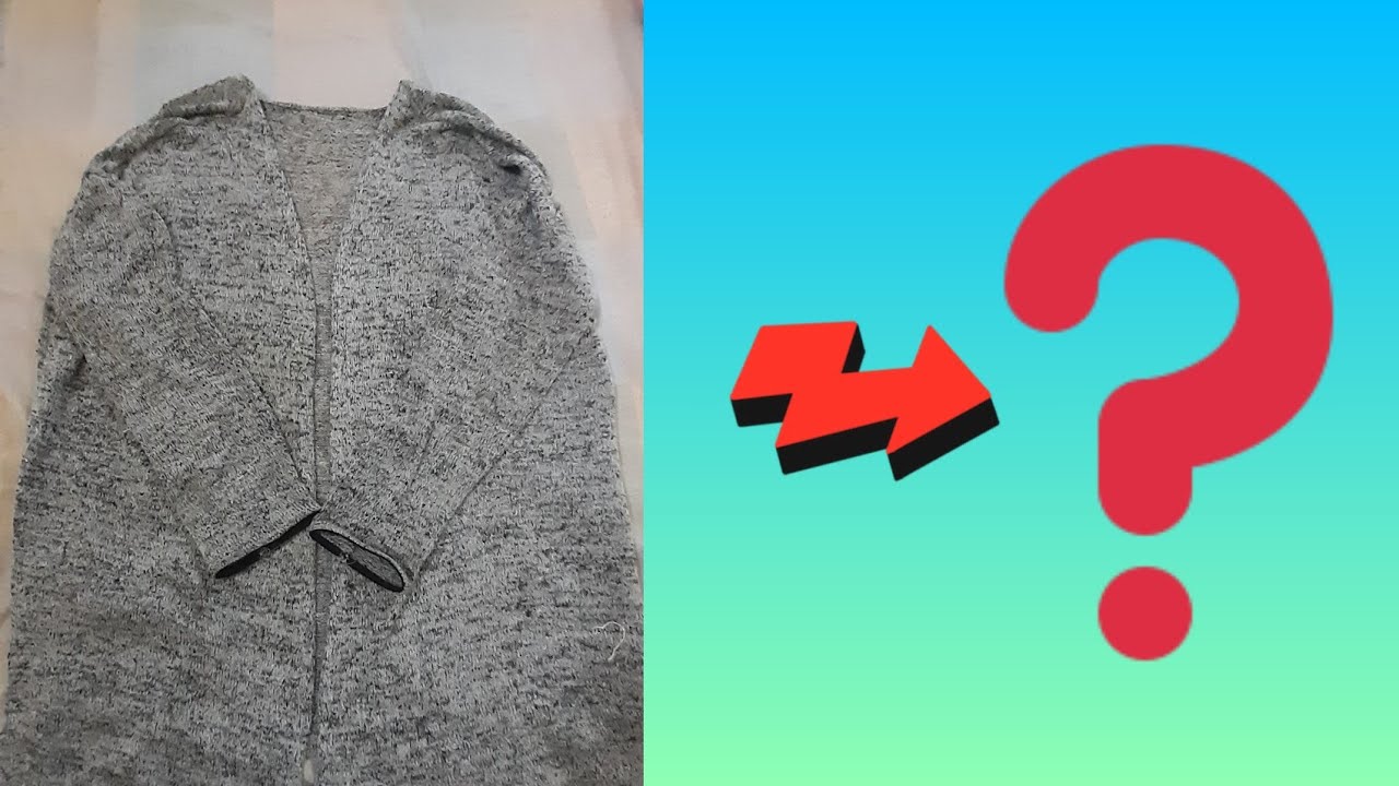 super easy ,old sad jacket turn to amazing thing..just by crochet.you ...