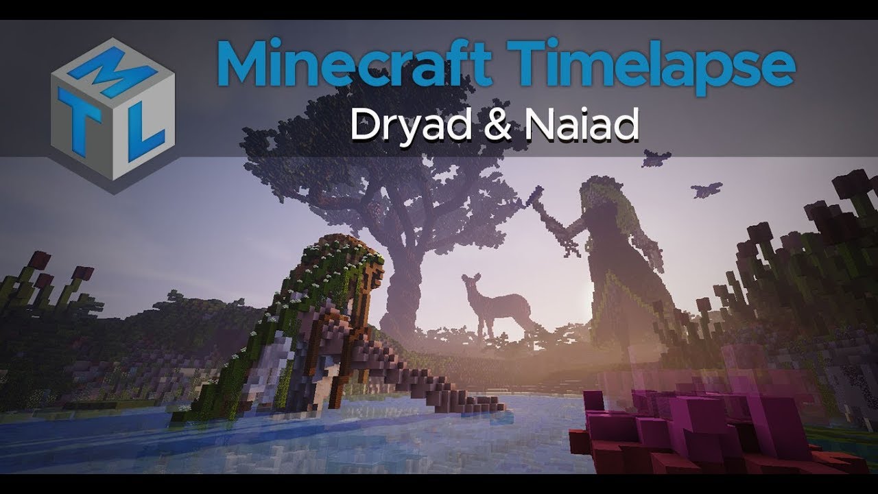 Dryad & Naiad | Minecraft Timelapse - YouTube