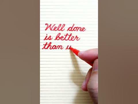 Benjamin Franklin Quote | English Cursive Handwriting | Learn How To ...