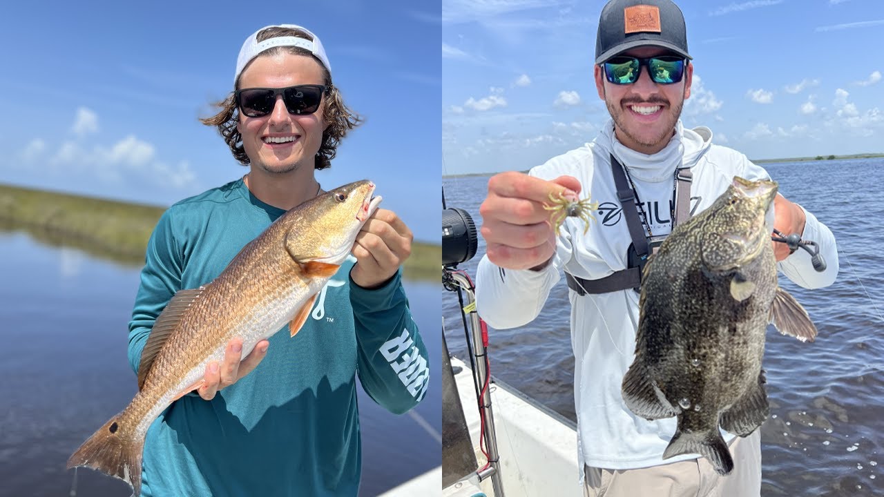 Redfish & Triple Tail Fishing With Lures (SUPER FUN) - YouTube