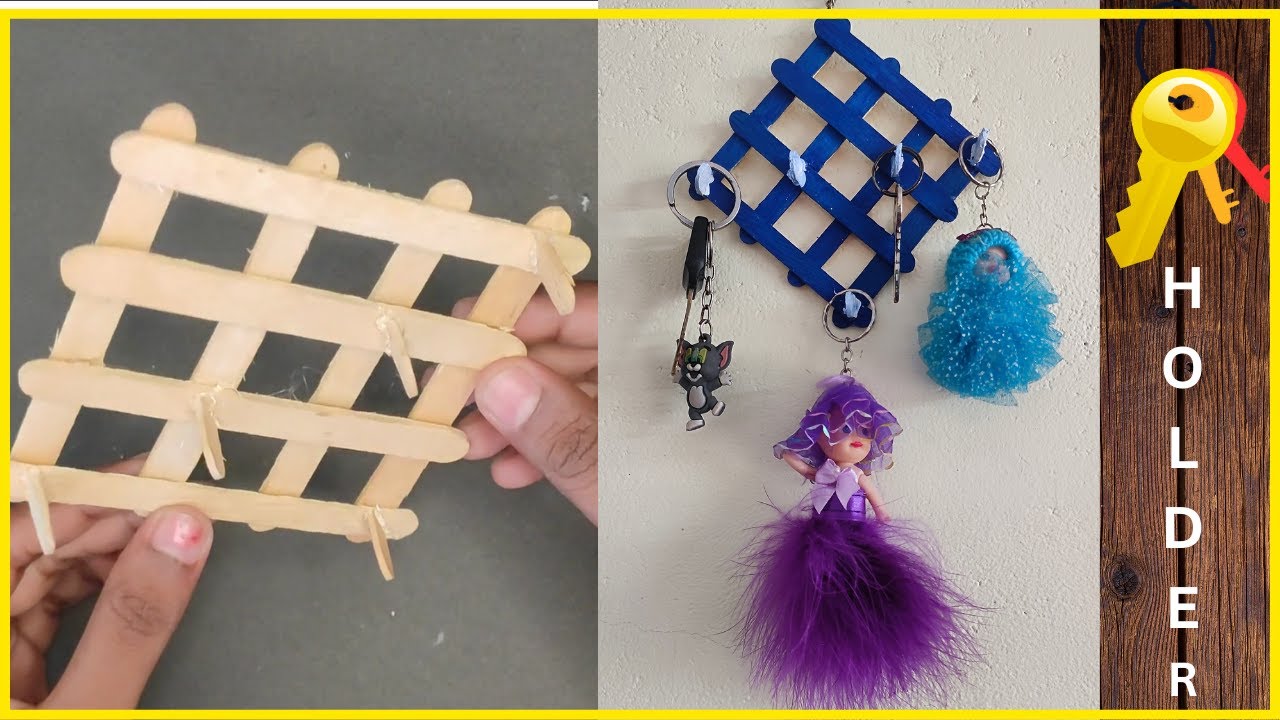 Creative DIY Key Holder: Make Your Own Stylish Key Organizer at Home ...