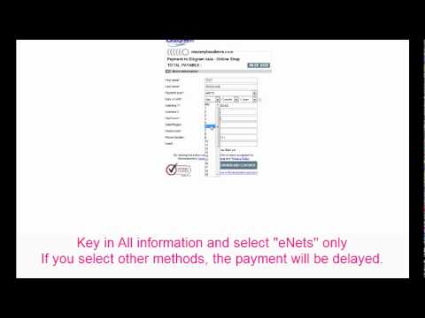 Payment on Bizgram Asia Website - Singapore eNETS Payment Gateway SGD ...