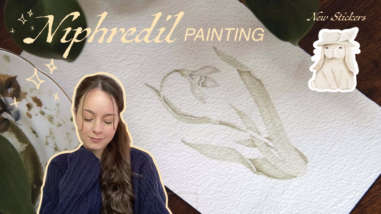 Niphredil REALTIME watercolour | New stickers & packing orders for Etsy ...