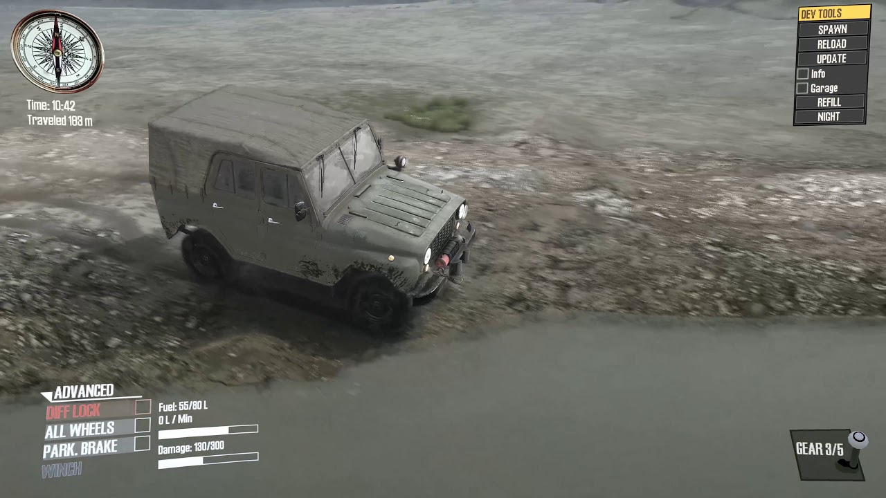 Spintires MudRunner Ultra Realistic Graphic Naorl overhaul - YouTube