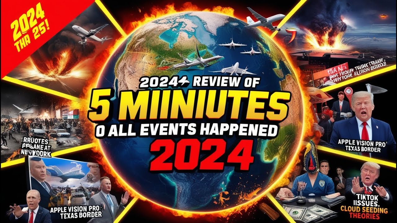 5-Minute Review: All the Crazy Events That Shook 2024 - YouTube