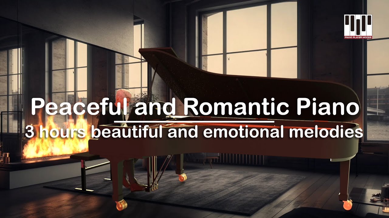 Peaceful and Romantic Piano Music - 3 Hours beautiful and emotional ...