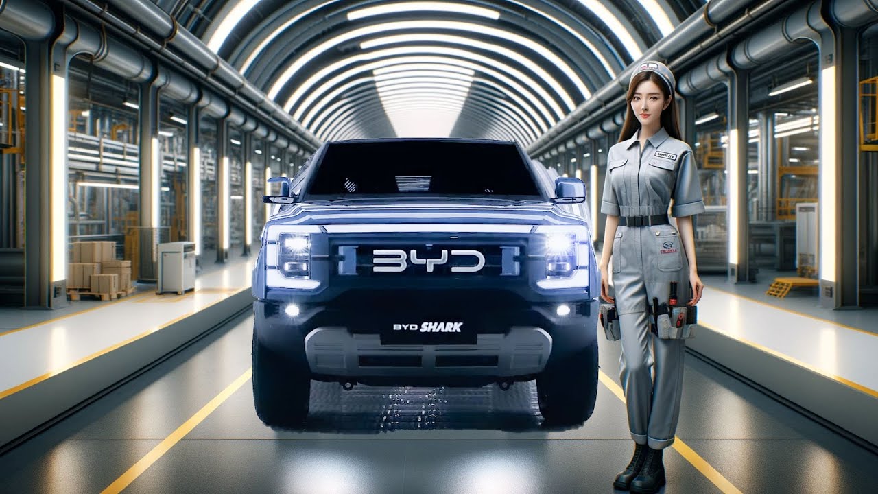 The BYD Production Line - BYD SHARK - YouTube