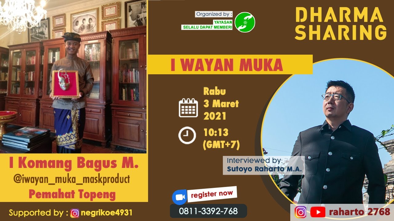 I WAYAN MUKA | PEMAHAT TOPENG DI BALI | I KOMANG BAGUS | LIVE | 2021 ...
