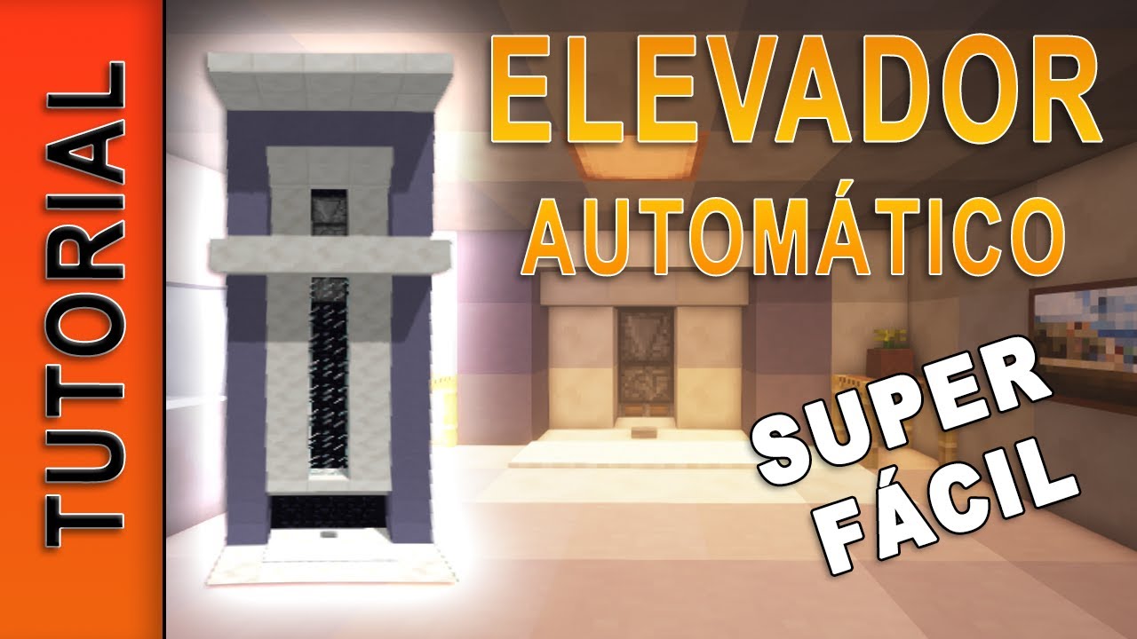 ELEVADOR DE PISTÃO MAIS FÁCIL DO MINECRAFT - TUTORIAL - YouTube