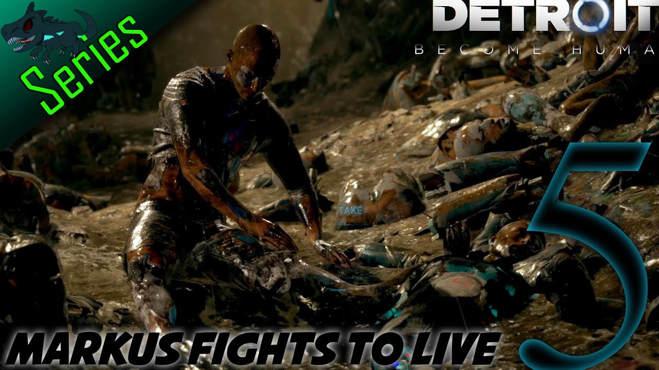 Detroit: Become Human Markus fights to become human in a salvage yard ...
