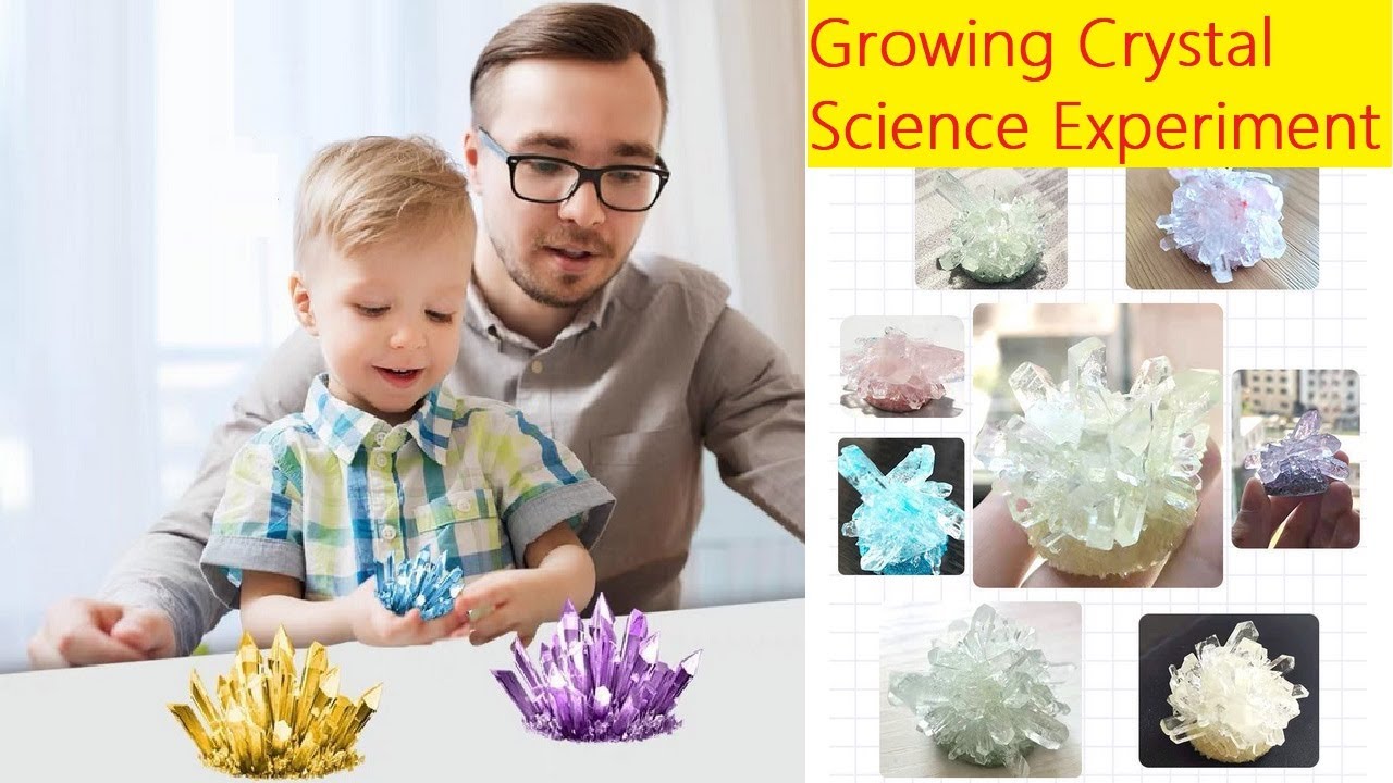 Mainan Edukasi Crystal Growing Kit DIY Science Experiment 522-103 - YouTube