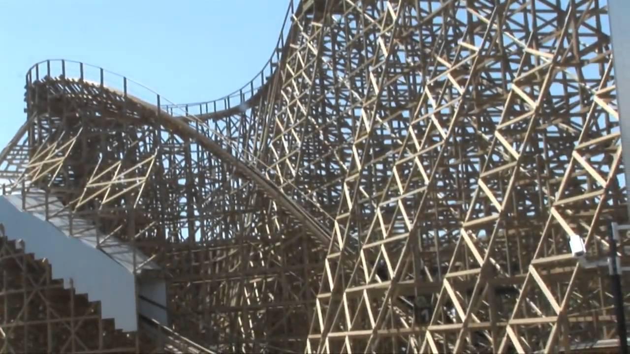 Terminator Salvation The Ride Roller Coaster POV Media Day Six Flags ...