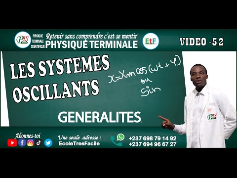 Physique Terminale #52 : Systèmes Oscillants  - Définitions et Caractéristiques