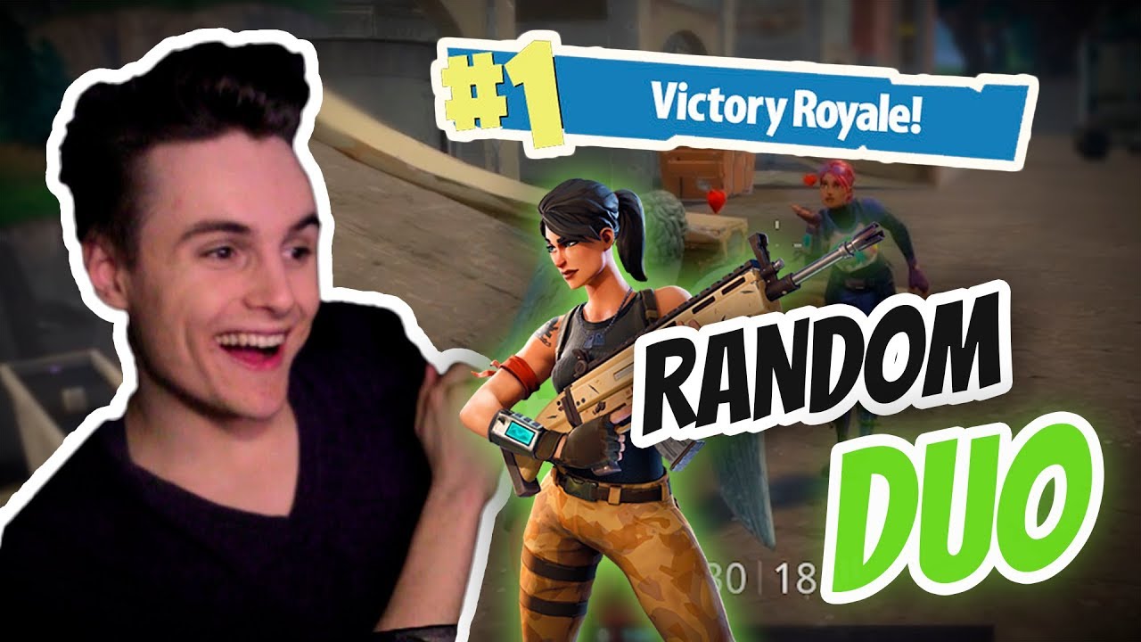 VINNER MED RANDOM DUO? | Norsk Fortnite - YouTube