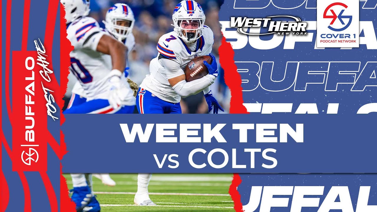 Bills vs. Colts Week 10 Postgame Recap | Cover 1 Buffalo Podcast | C1 ...