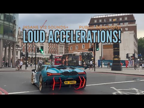 *CUSTOM EXHAUST* Lamborghini REVUELTO INSANE DRIVE In London! *Accelerations & REACTIONS!