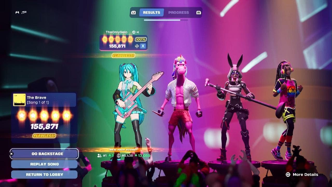 The Brave - (Fortnite Festival S7) | 100% Flawless Expert Lead - YouTube